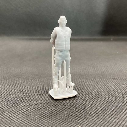 Figurino modellismo in resina specialista capo volo - GHS