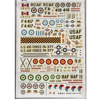 Decal F 5A Freedom fighter Esci 89 - GHS